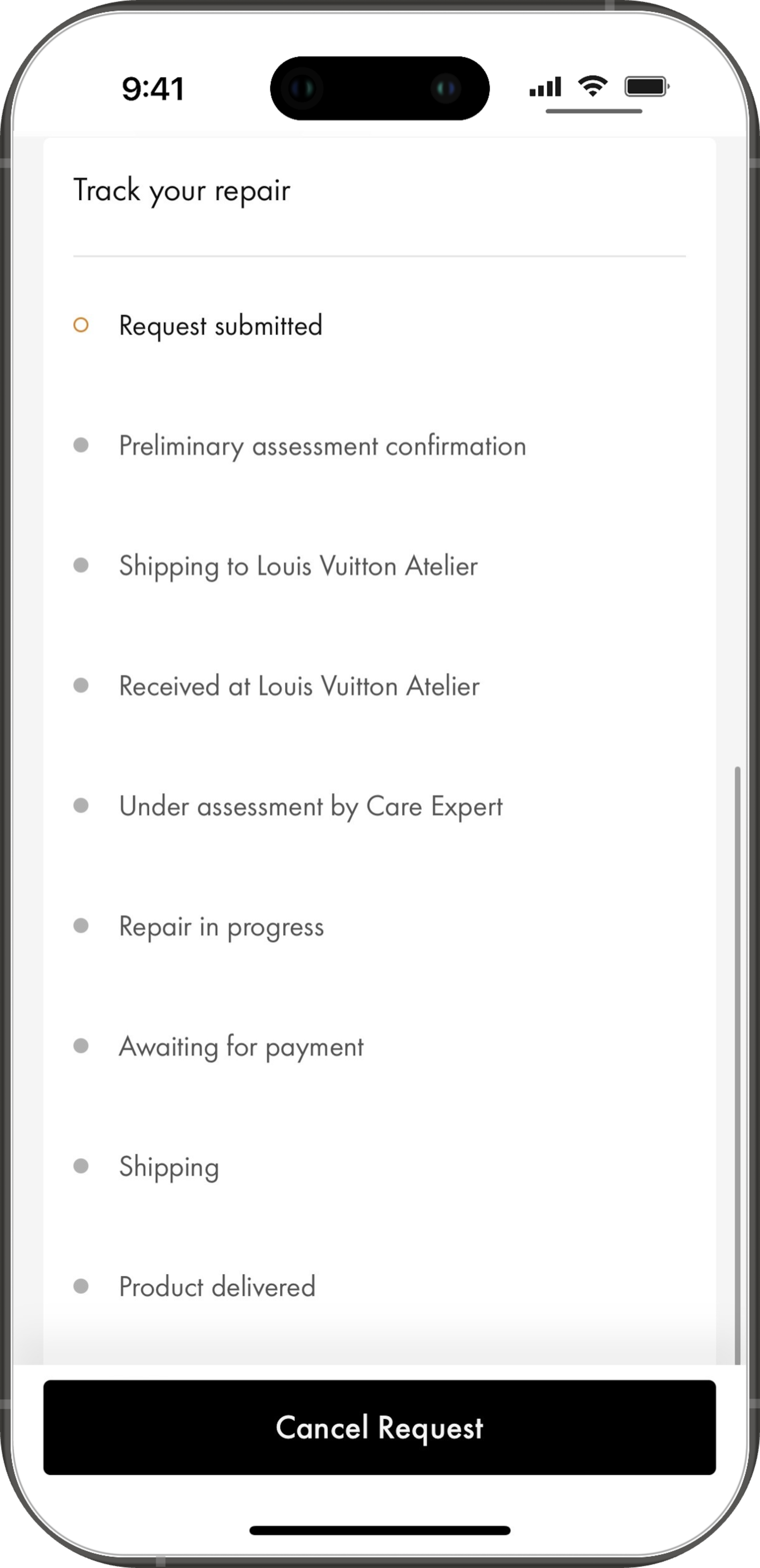 Online Repair | LOUIS VUITTON