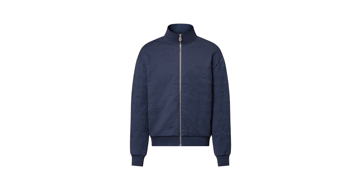 Monogram Embossed Track Top - Luxury Blue | LOUIS VUITTON