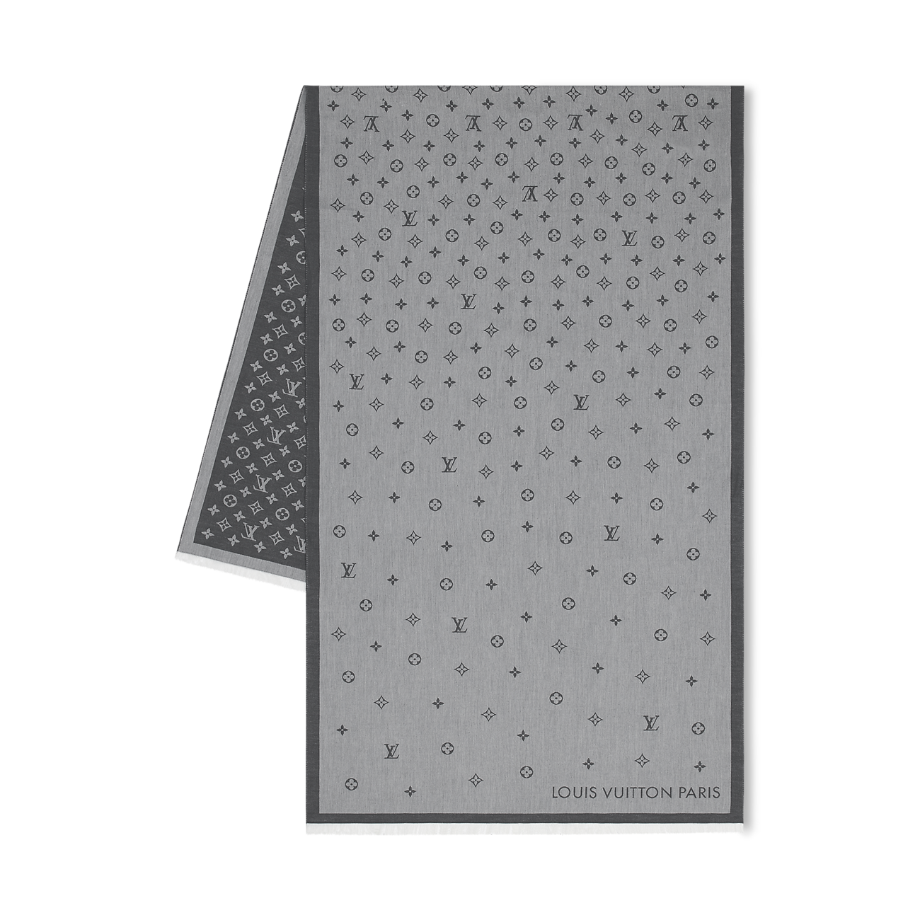 All About Monogram Stole - Luxury S00 Grey | LOUIS VUITTON