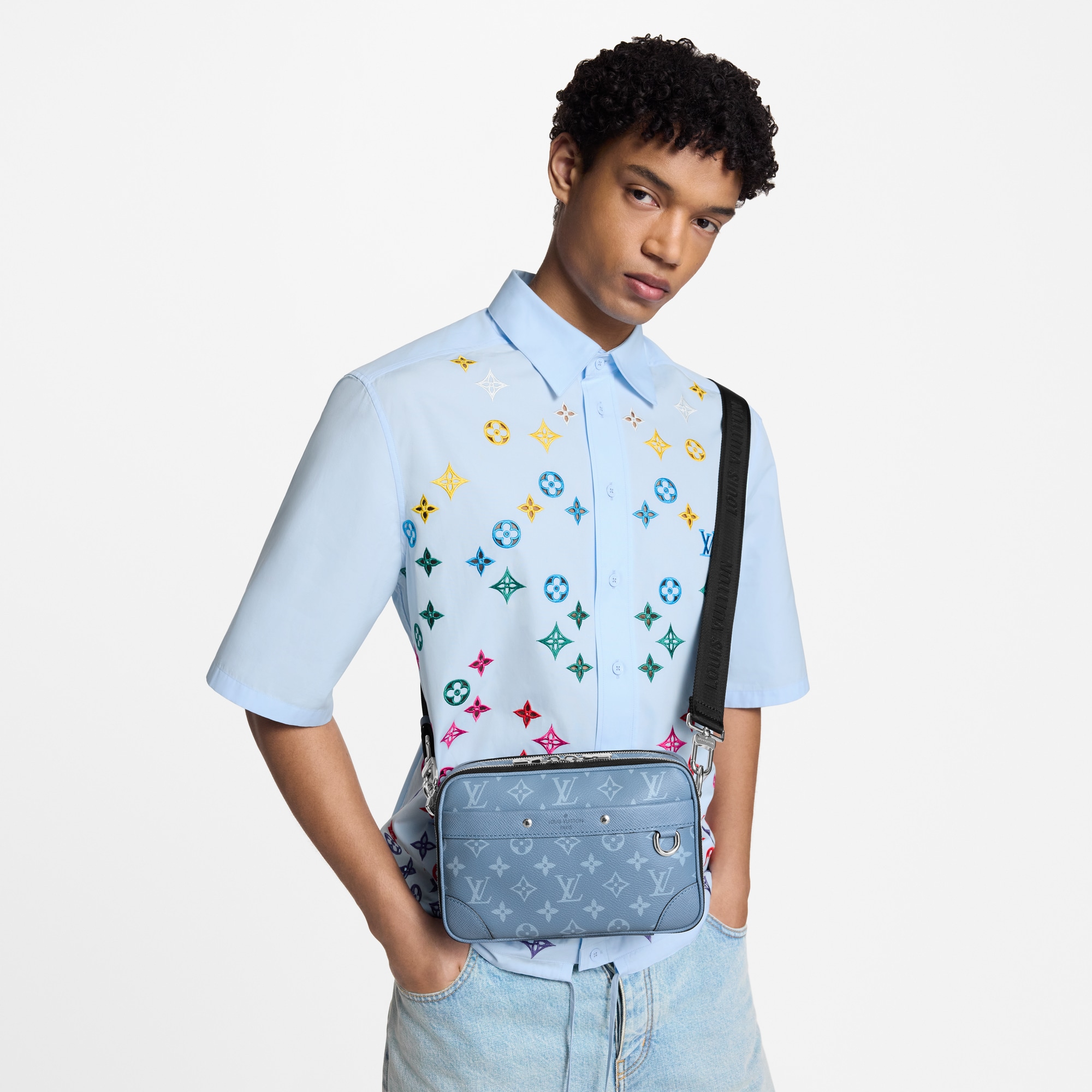 Alpha Messenger Bag - Luxury Taigarama Blue | LOUIS VUITTON