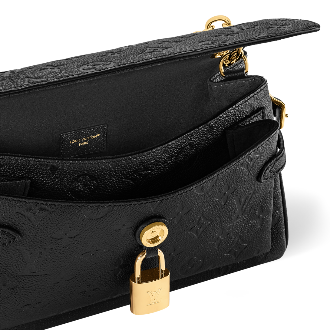 Anytime Flap Bag - Luxury Monogram Empreinte Leather Black | LOUIS VUITTON