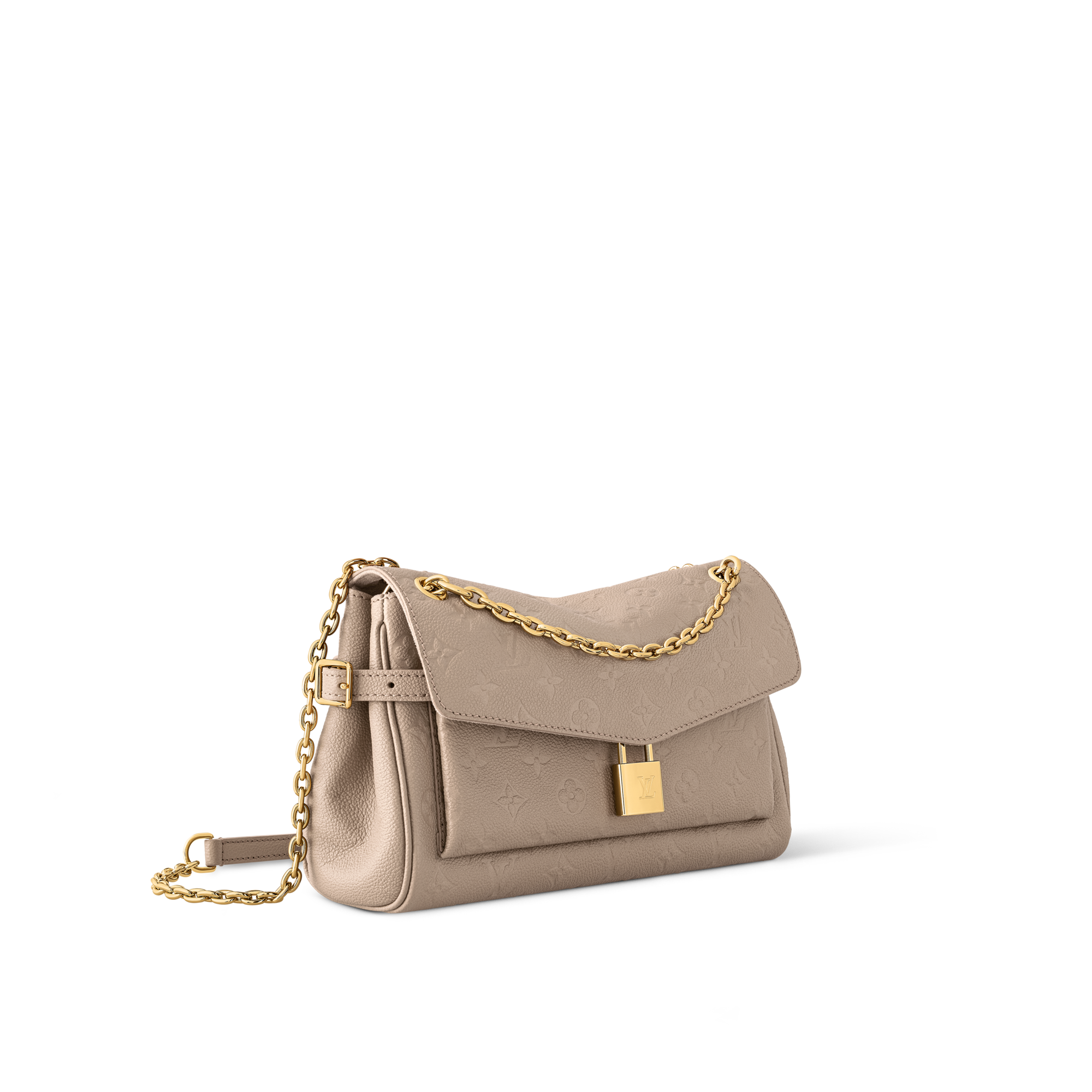 Anytime Flap Bag - Luxury Monogram Empreinte Leather Grey | LOUIS VUITTON