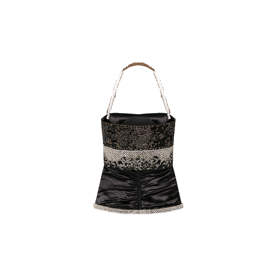 Beaded Bust Halter Top - Luxury Black | LOUIS VUITTON