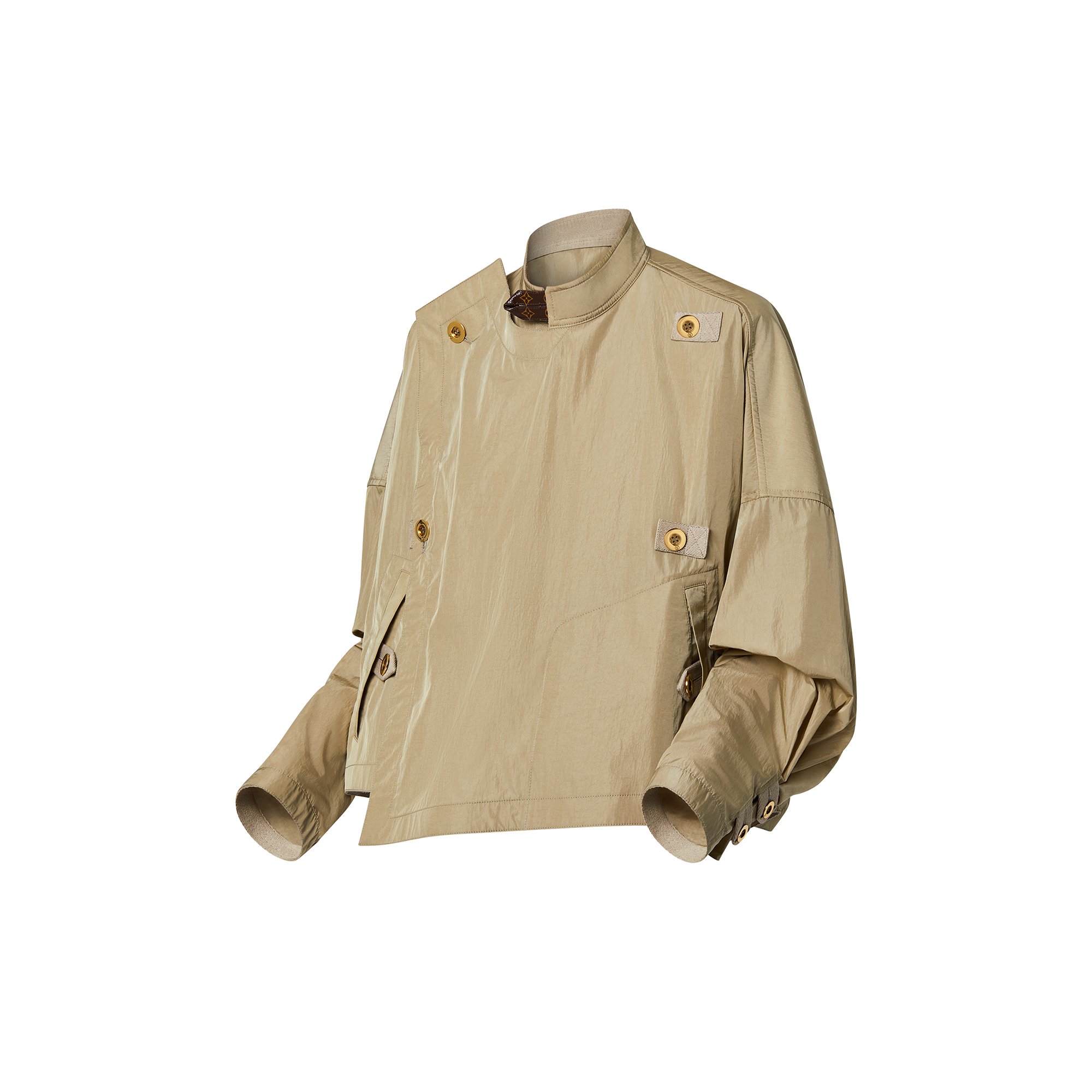 Bib Front Cropped Jacket - Luxury Beige | LOUIS VUITTON