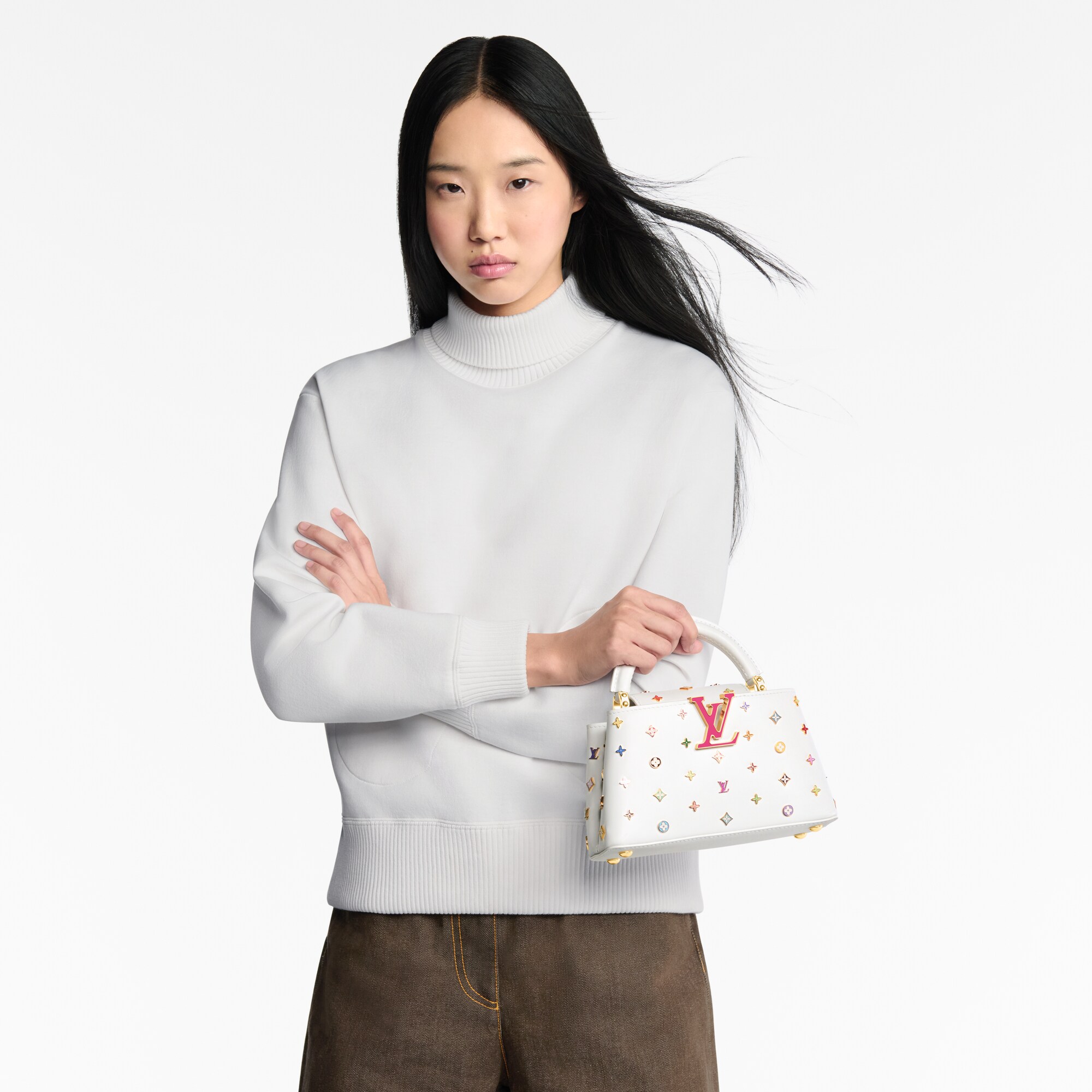 Capucines East-West Mini Bag - Luxury Capucines White | LOUIS VUITTON