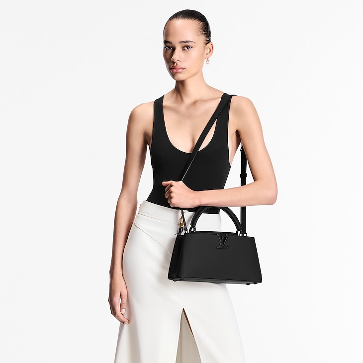 Capucines East-West MM Bag - Luxury Capucines Black | LOUIS VUITTON