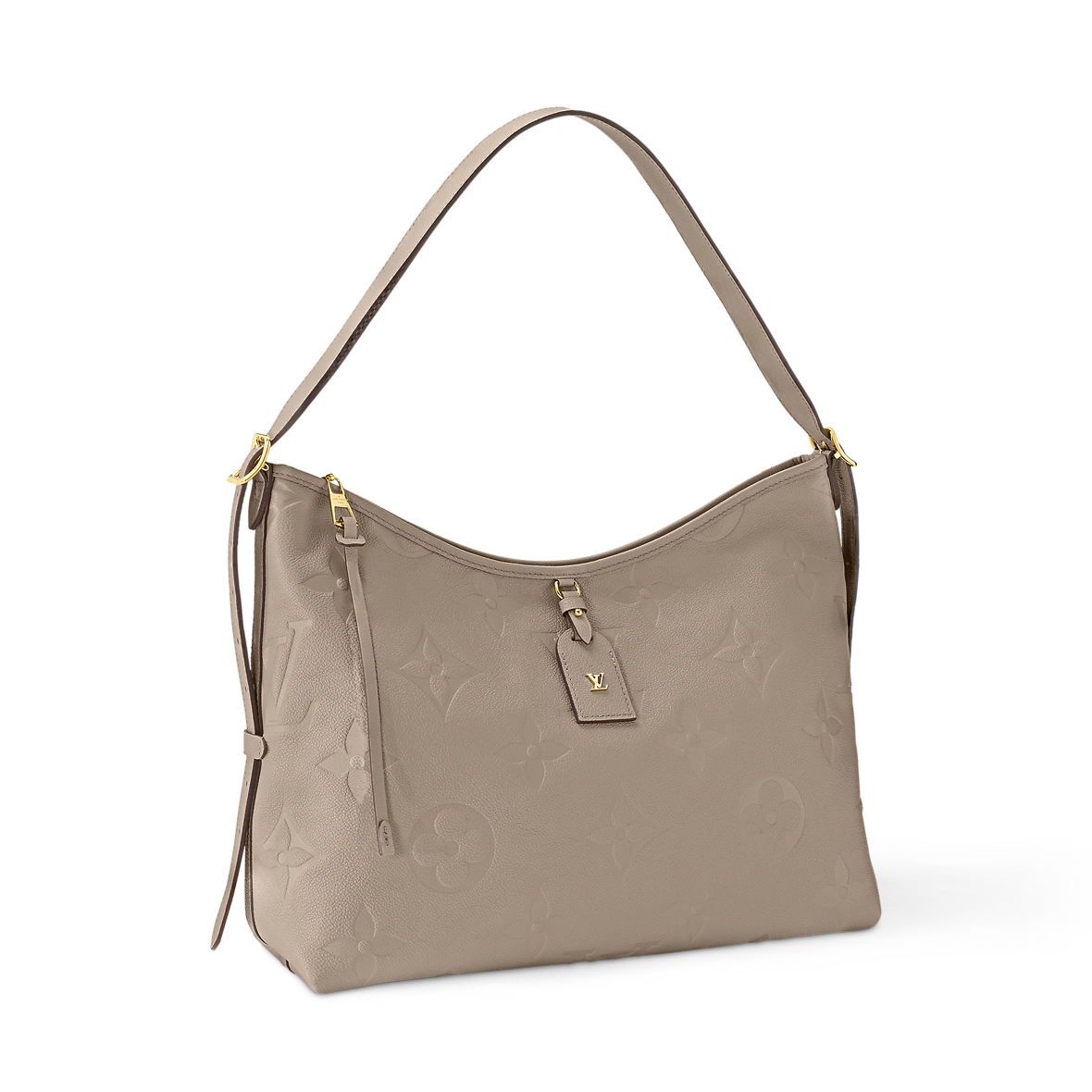 CarryAll MM Bag - Luxury Monogram Empreinte Leather Grey | LOUIS VUITTON