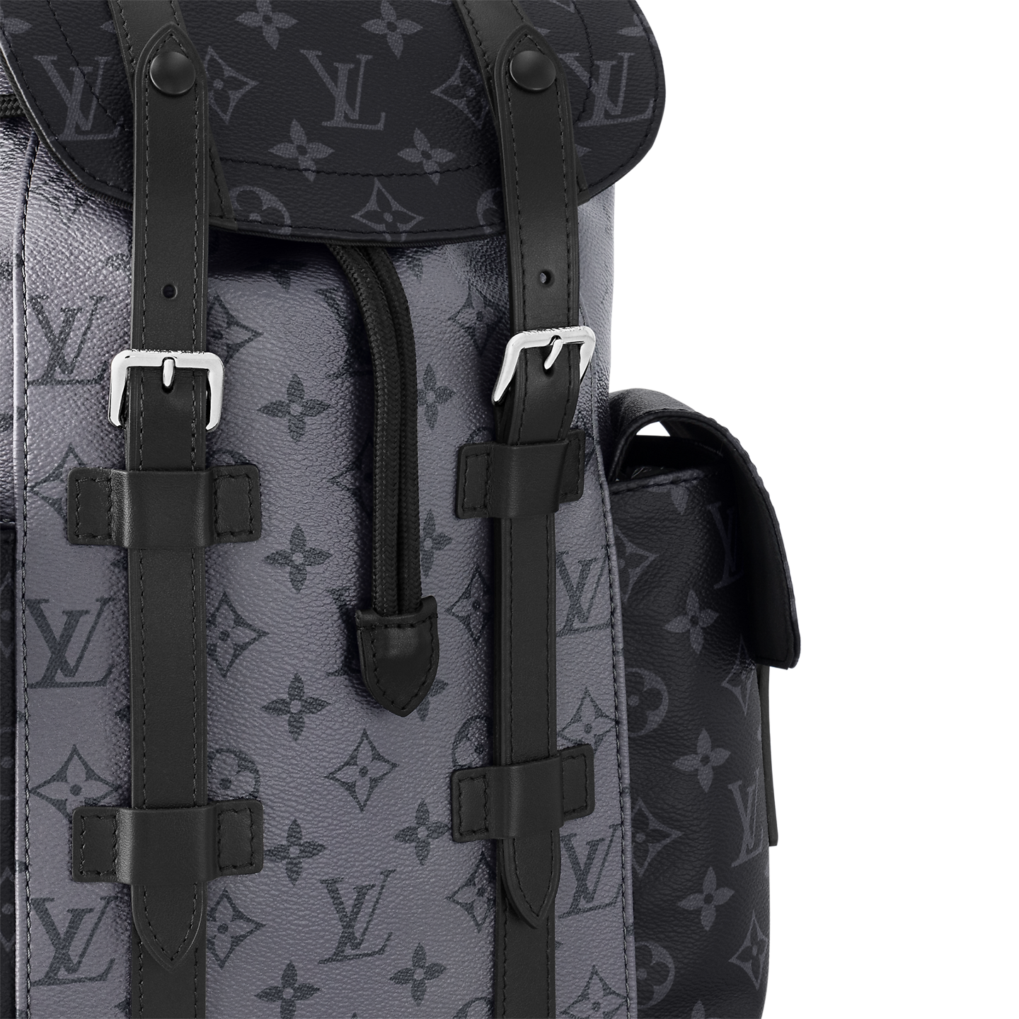 Christopher PM Backpack - Luxury Monogram Eclipse Grey | LOUIS VUITTON