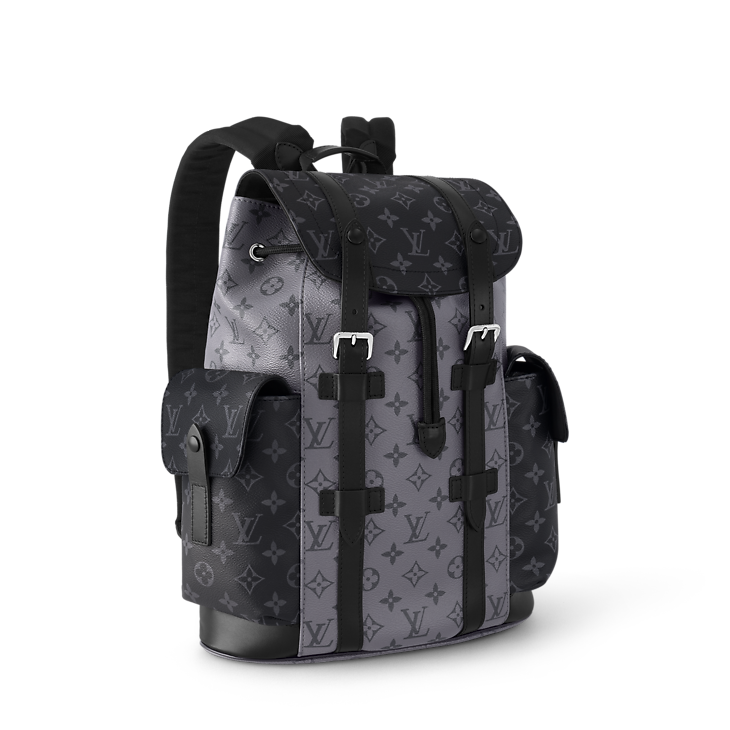 Christopher PM Backpack - Luxury Monogram Eclipse Grey | LOUIS VUITTON