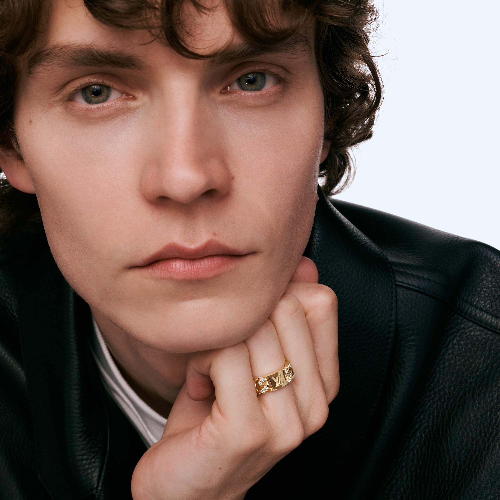 Cuban Chain Ring, Yellow Gold and Diamonds - Luxury | LOUIS VUITTON