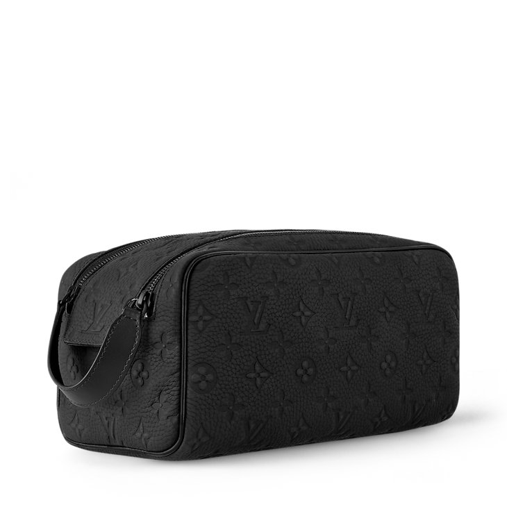 Dopp Kit - Luxury Monogram Taurillon Leather Black | LOUIS VUITTON