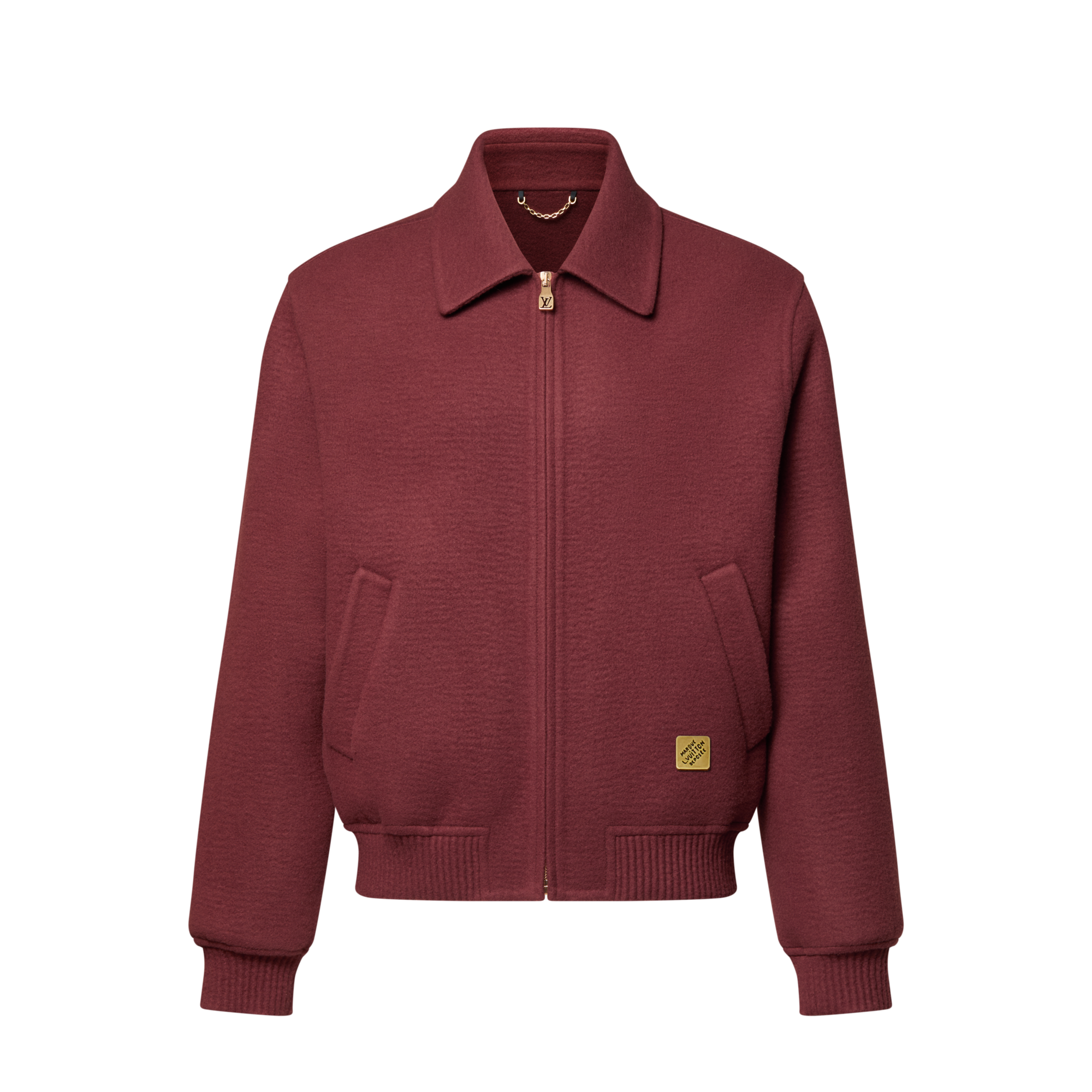 Double-Faced Cashmere Mix Blouson - Luxury Red | LOUIS VUITTON