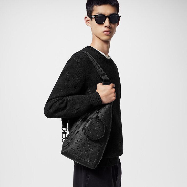 Duo Slingbag - Luxury Monogram Shadow Black | LOUIS VUITTON