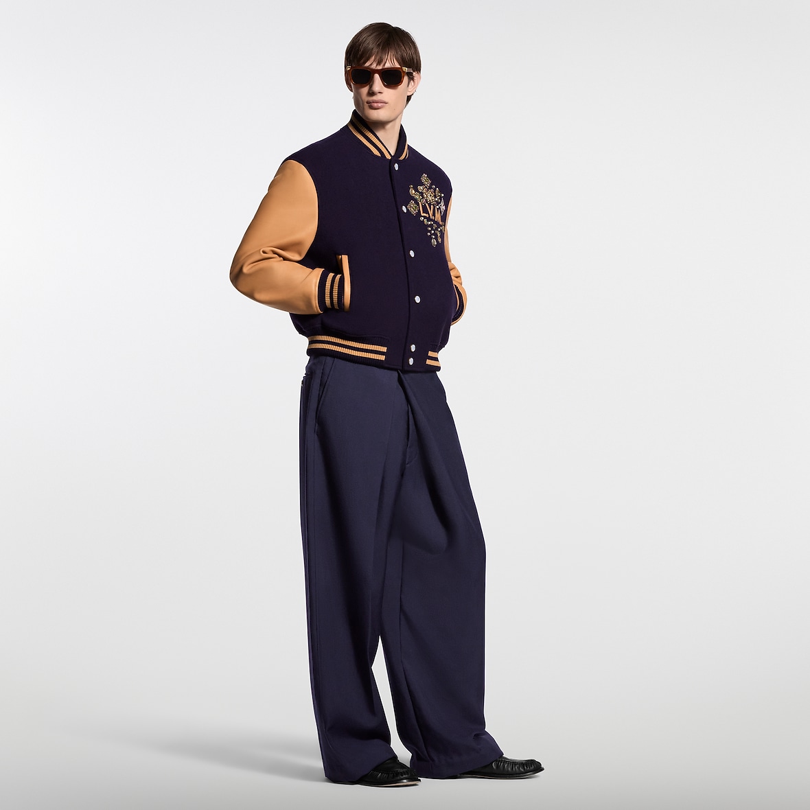 Embellished Varsity Jacket - Luxury Blue | LOUIS VUITTON