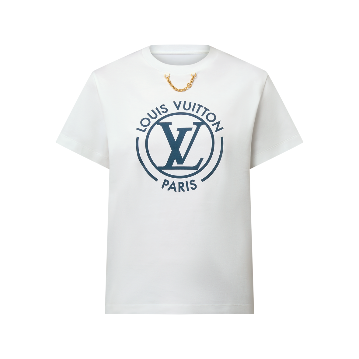 Flocked LV T-Shirt - Luxury White | LOUIS VUITTON