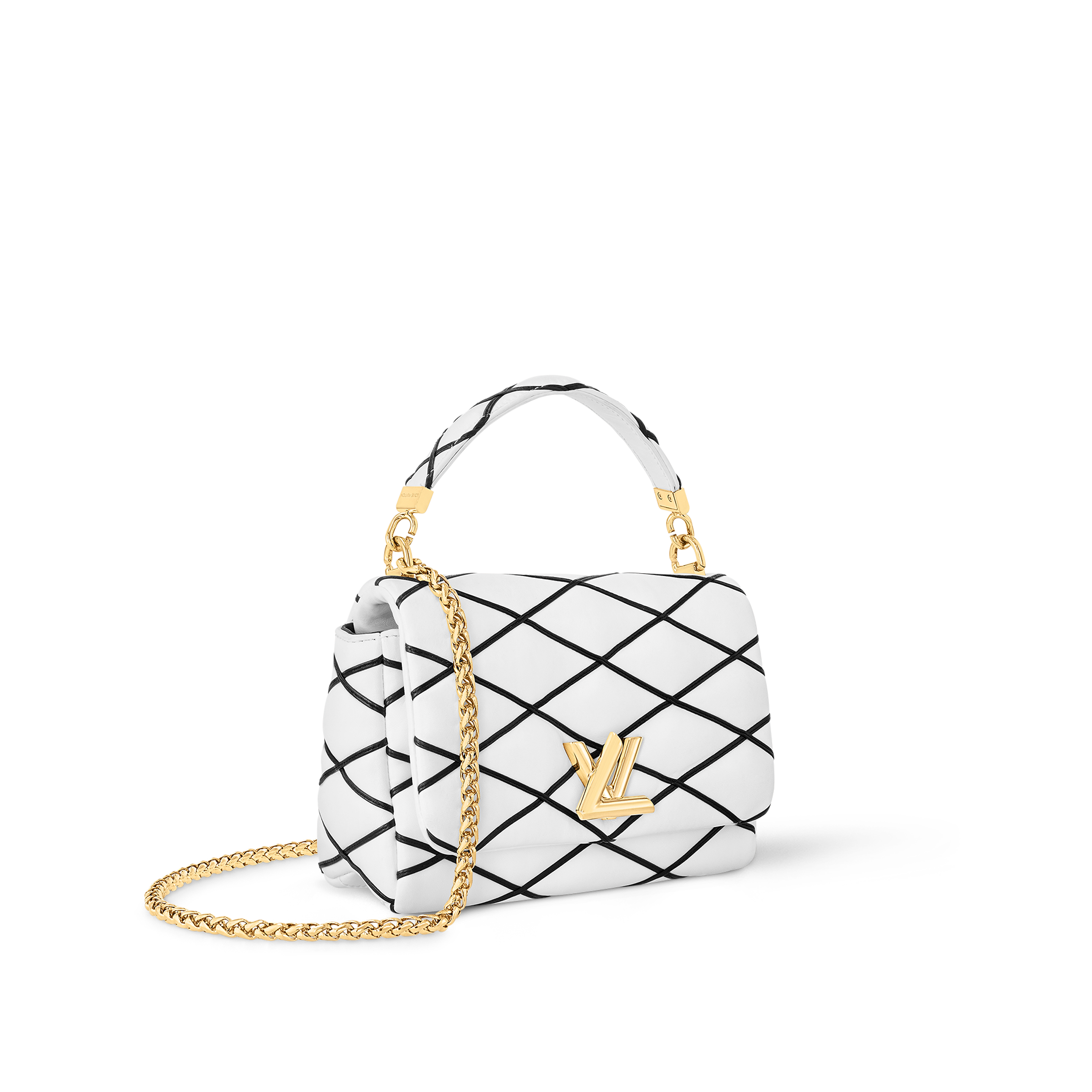 GO-14 MM Bag - Luxury Malletage Leather White | LOUIS VUITTON