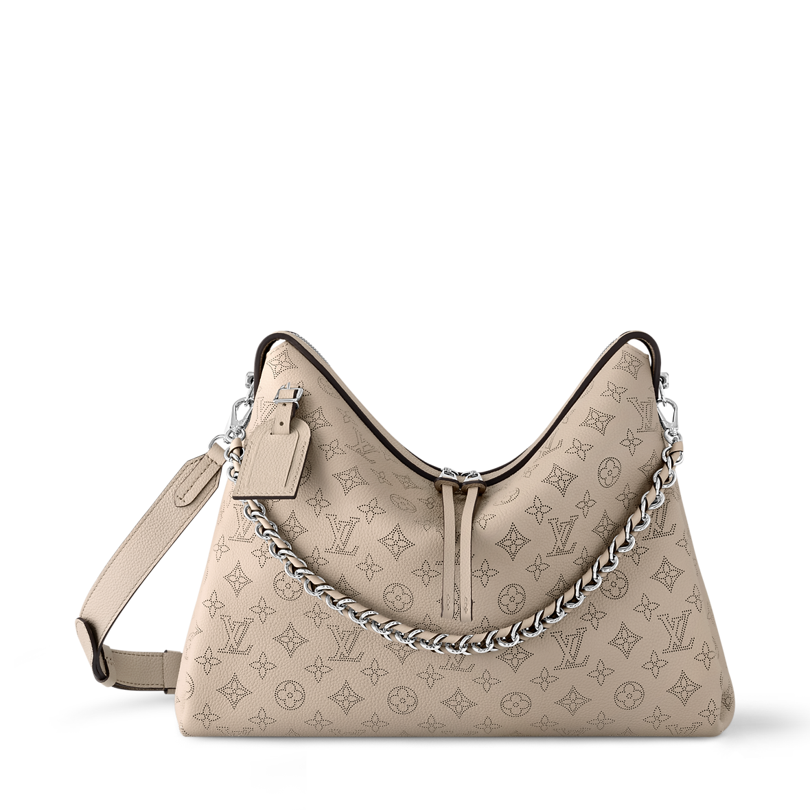Hand It All PM Bag - Luxury Mahina Leather Beige | LOUIS VUITTON