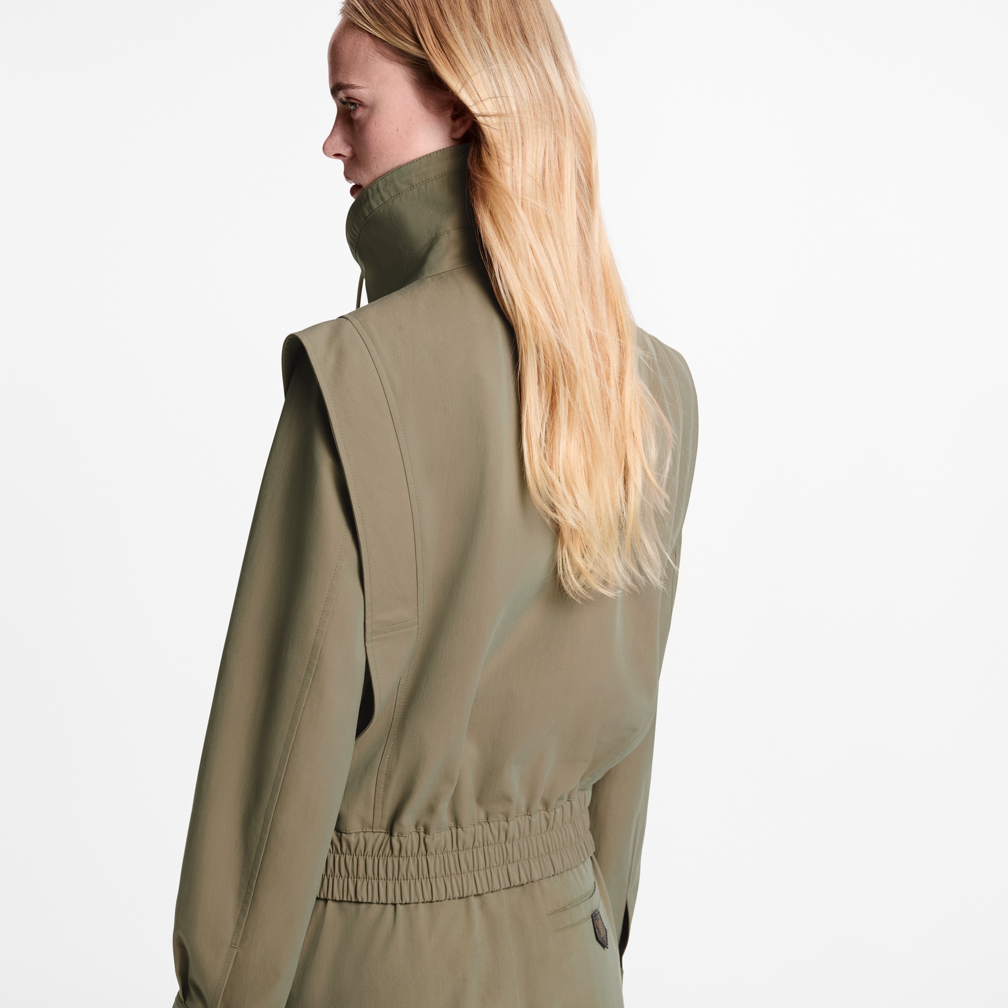 High Collar Zip-Up Jacket - Luxury Green | LOUIS VUITTON