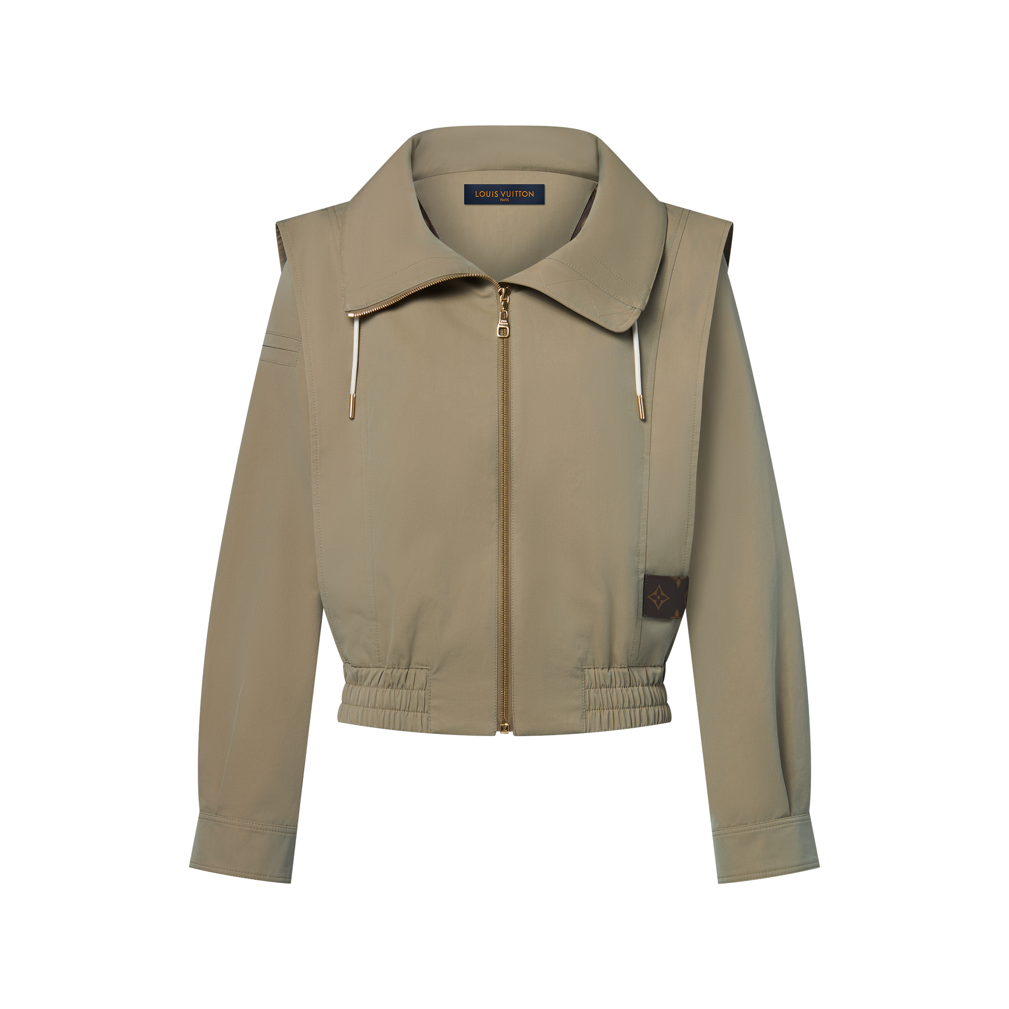 High Collar Zip-Up Jacket - Luxury Green | LOUIS VUITTON