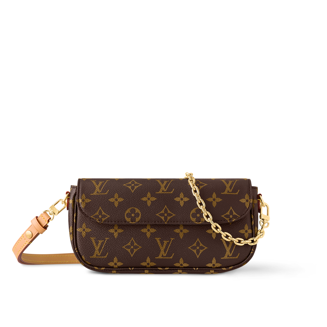 Ivy Wallet on Chain Bag - Luxury Bicolour Monogram Empreinte Leather ...