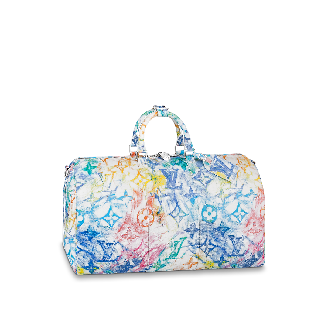 Pastel Louis Vuitton Duffle Bag Pattern | semashow.com
