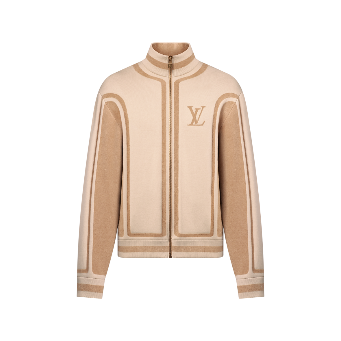 Knit Tracksuit Top - Luxury Beige | LOUIS VUITTON