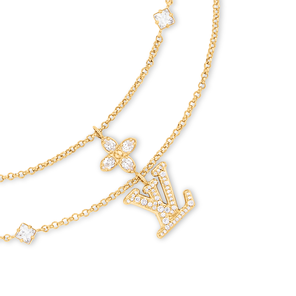 Lady LV Necklace - Luxury S00 Gold | LOUIS VUITTON
