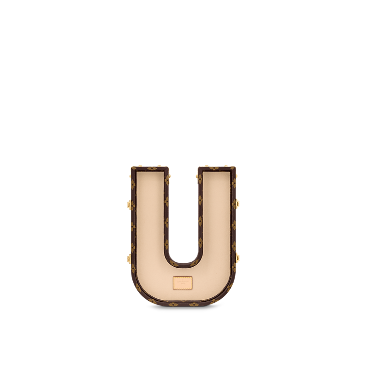 Letter U Trunk - Luxury Monogram Canvas Brown | LOUIS VUITTON