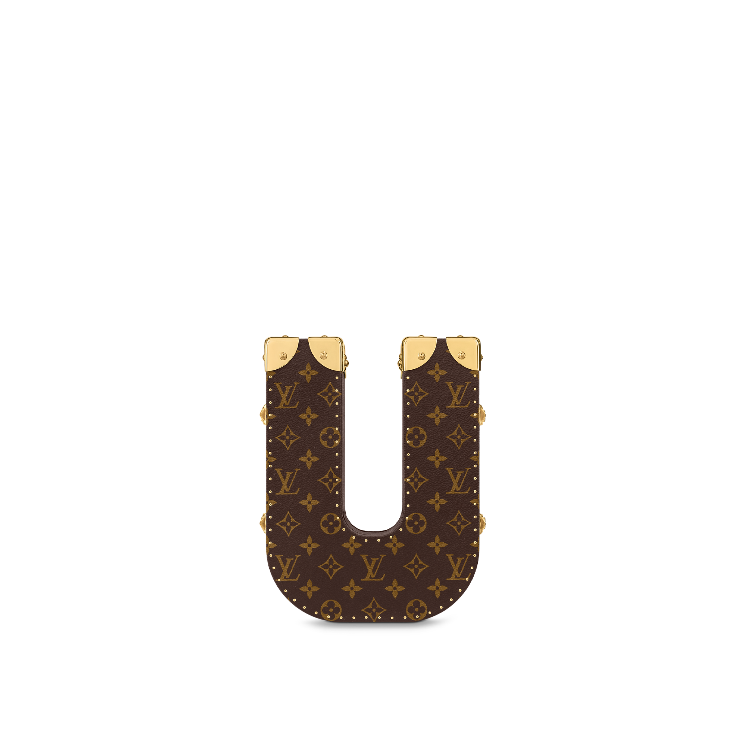 Letter U Trunk - Luxury Monogram Canvas Brown | LOUIS VUITTON