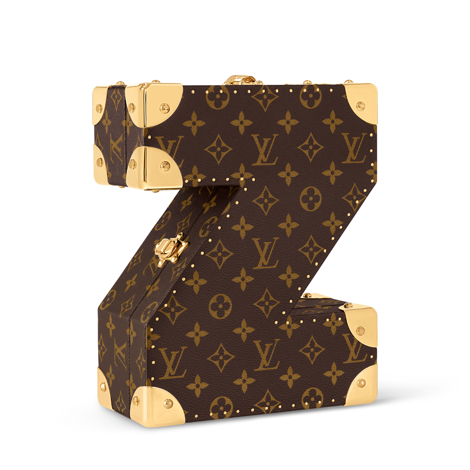 Letter Z Trunk - Luxury Monogram Canvas Brown | LOUIS VUITTON