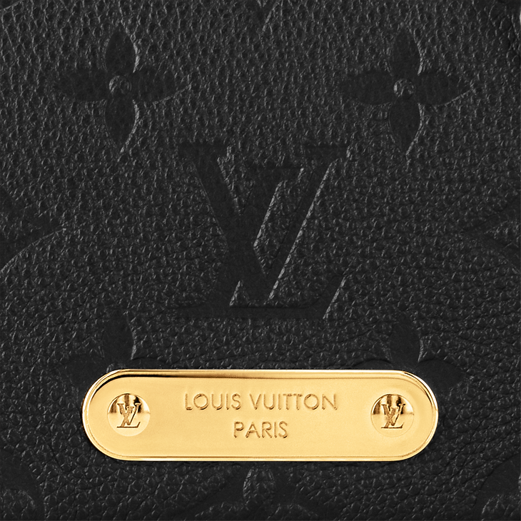 Lily Wallet On Chain Bag - Luxury Monogram Empreinte Leather Black ...