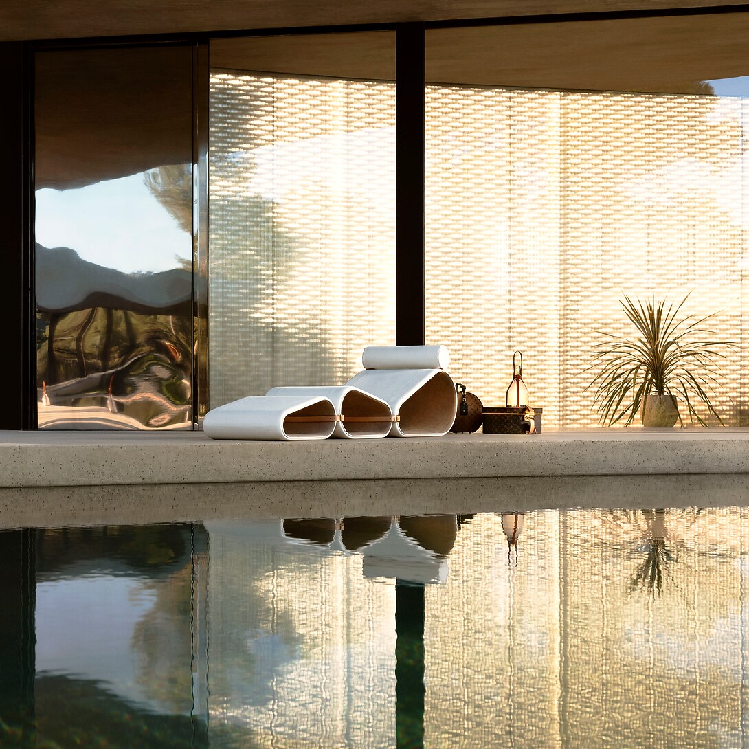 Lounge Chair By Marcel Wanders - Luxury Beige | LOUIS VUITTON