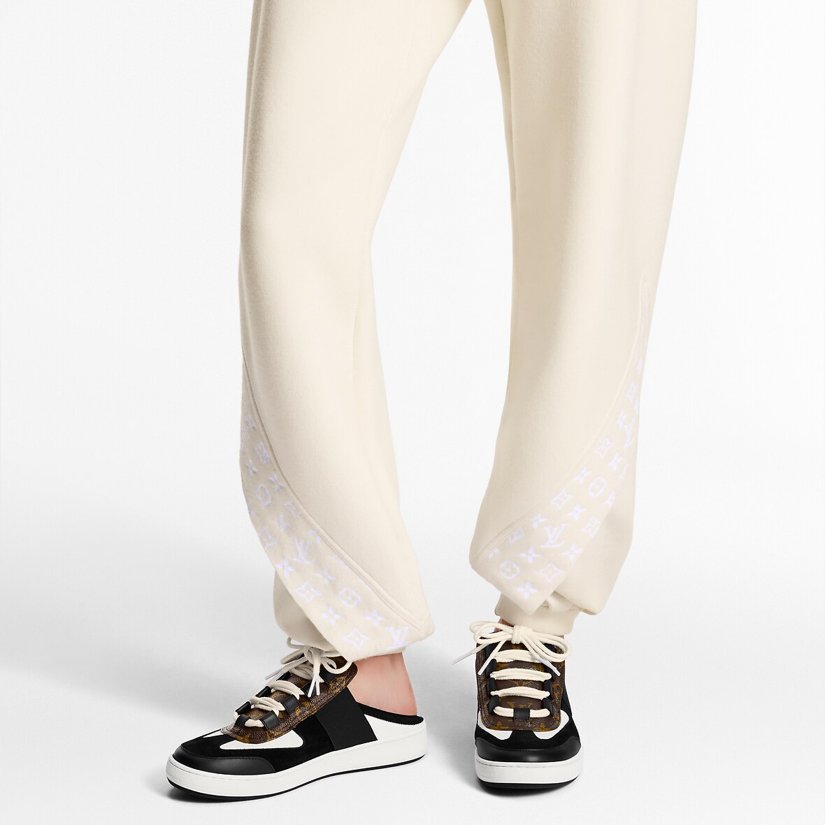 Lous Open Back Trainers - Luxury Black | LOUIS VUITTON