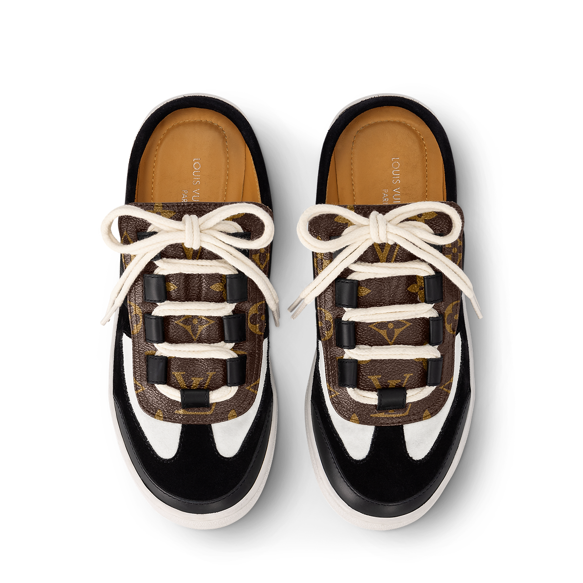 Lous Open Back Trainers - Luxury Black | LOUIS VUITTON