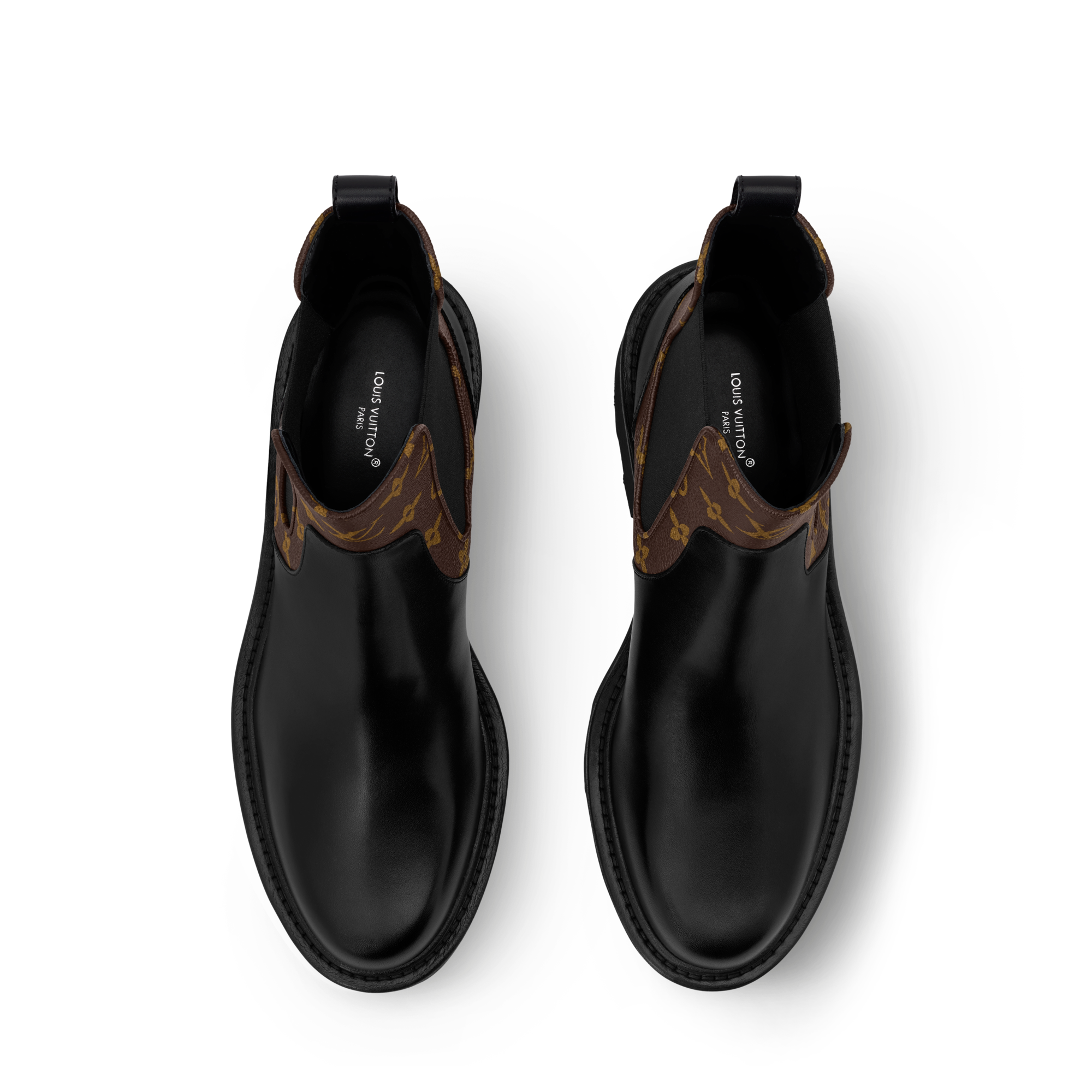 LV Beaubourg Chelsea Ankle Boots - Luxury Black | LOUIS VUITTON