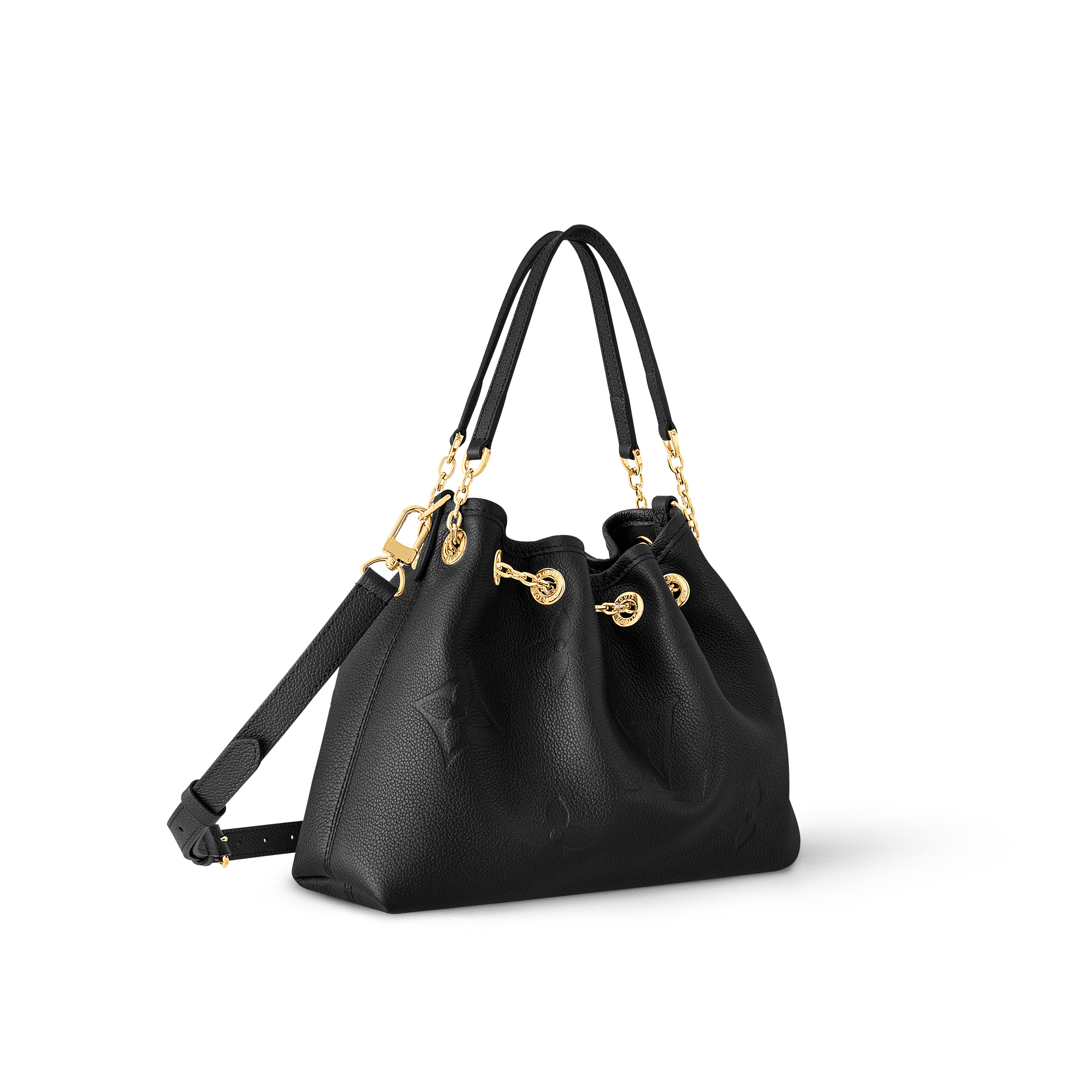 LV Bundle Bag - Luxury Monogram Empreinte Leather Black | LOUIS VUITTON