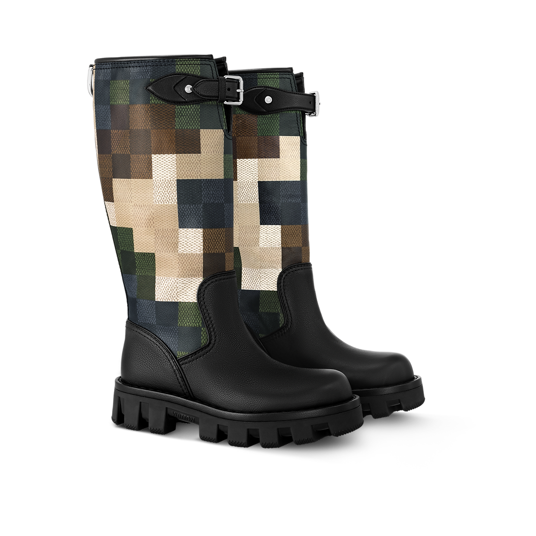 LV Checker High Boots - Luxury Green | LOUIS VUITTON