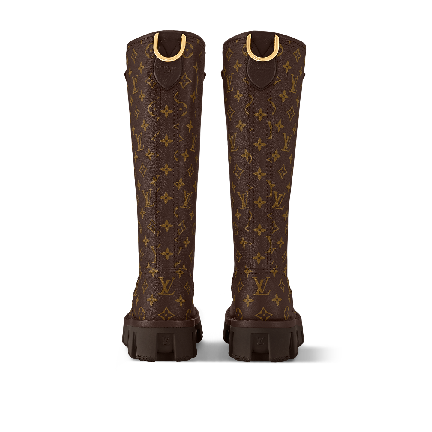 LV Checker High Boots - Luxury Brown | LOUIS VUITTON