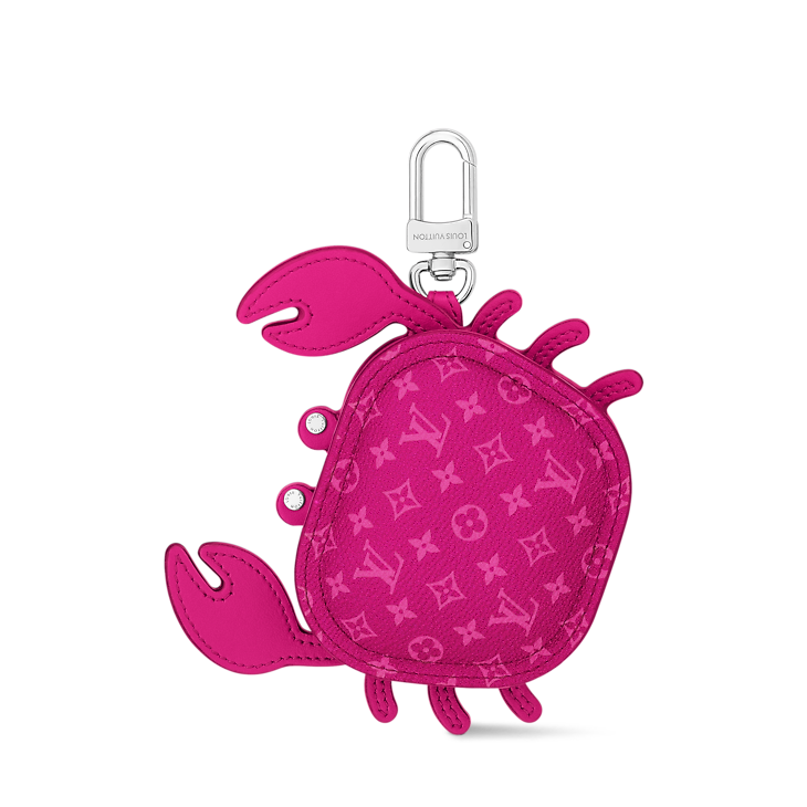LV Crab Bag Charm - Luxury S00 Pink | LOUIS VUITTON