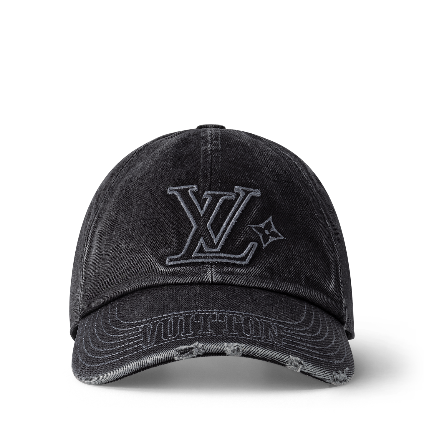 LV Denim Washed Cap - Luxury S00 Beige | LOUIS VUITTON