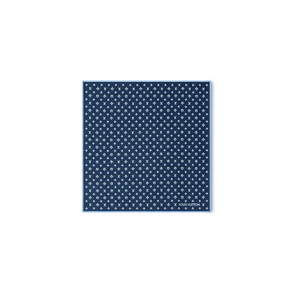 LV Dual Pocket Square - Luxury S00 Blue | LOUIS VUITTON