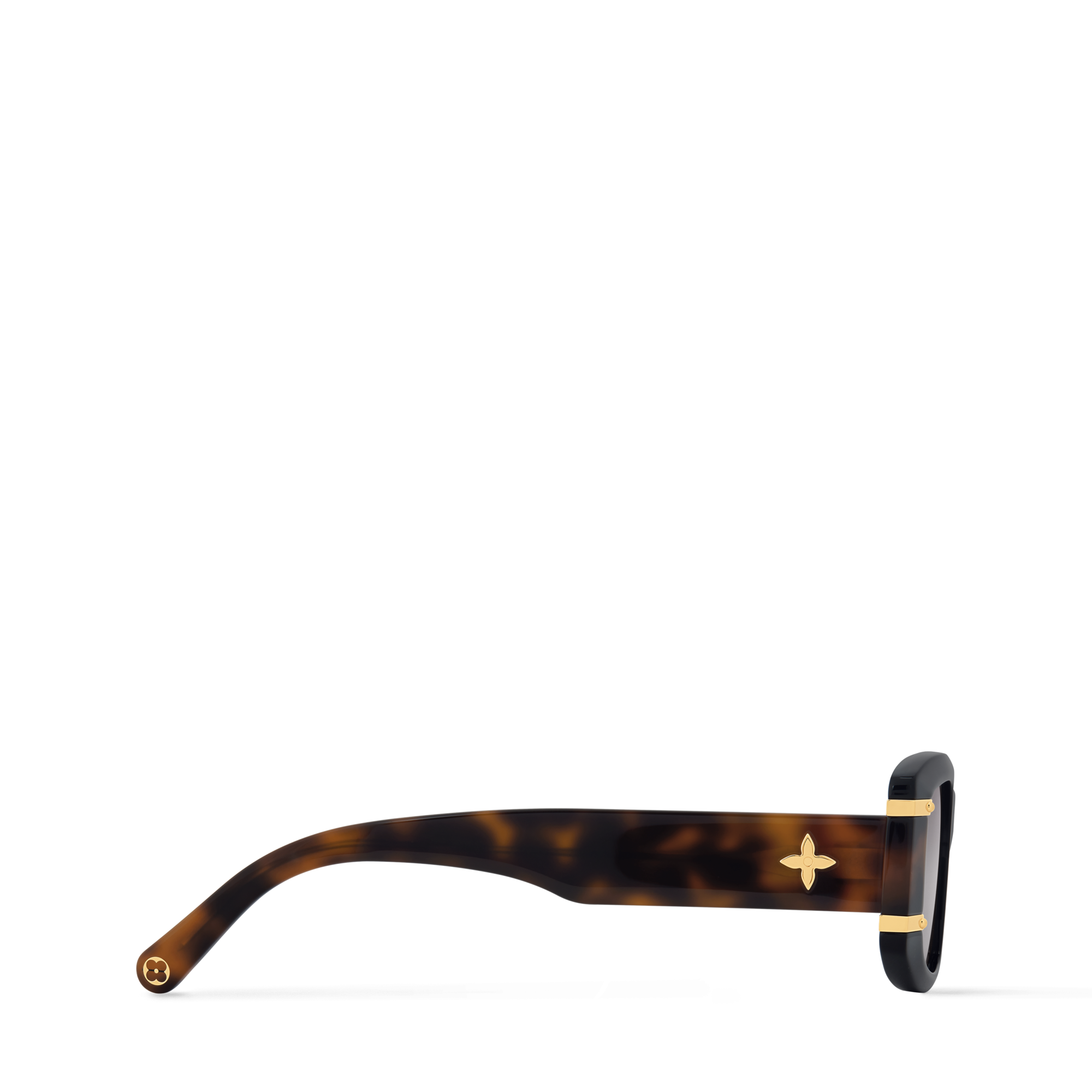 LV Estate Rectangle Sunglasses - Luxury S00 Black | LOUIS VUITTON