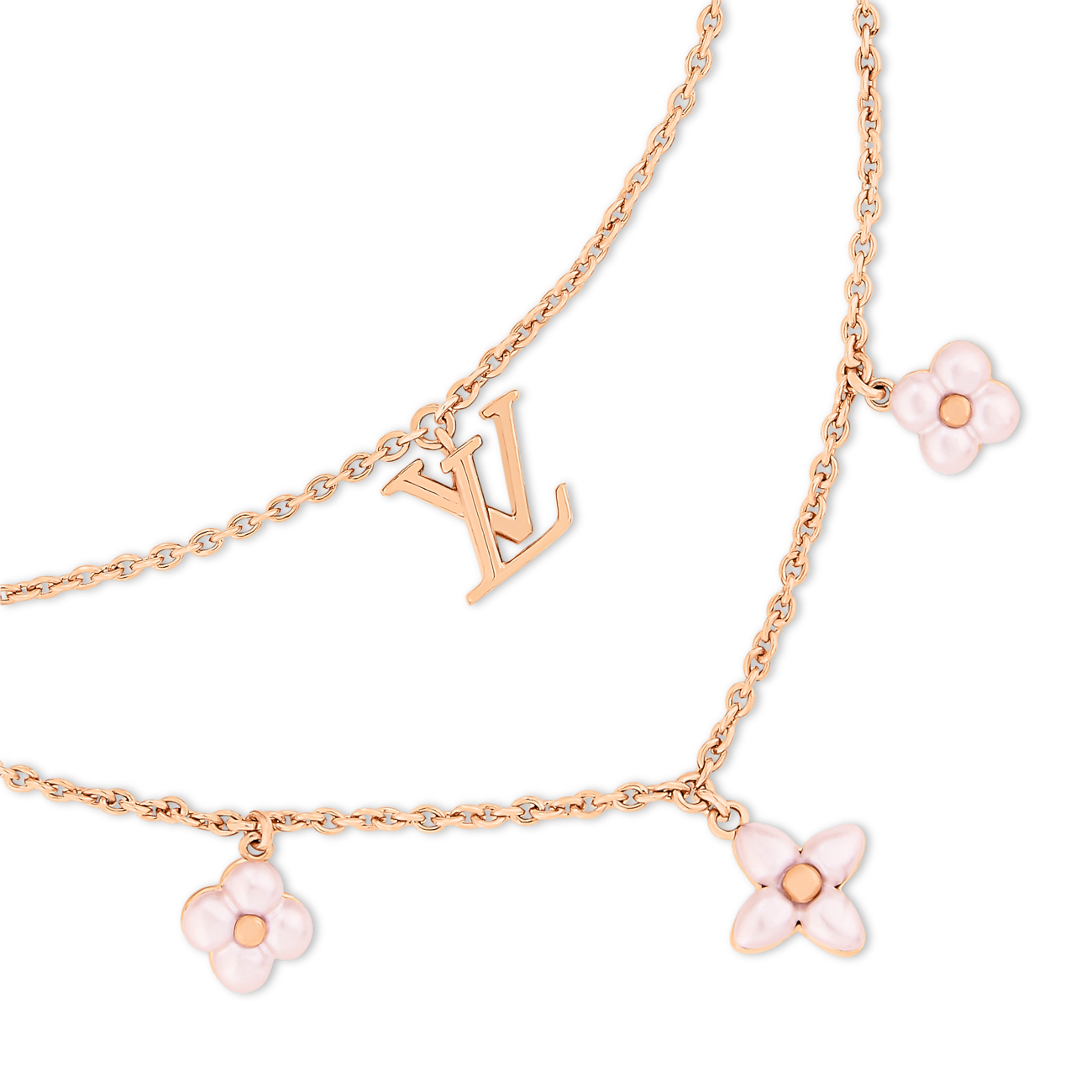 LV Floragram Necklace - Luxury S00 Pink | LOUIS VUITTON