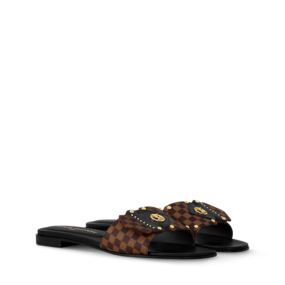 LV Frame Flat Mules - Luxury Brown | LOUIS VUITTON