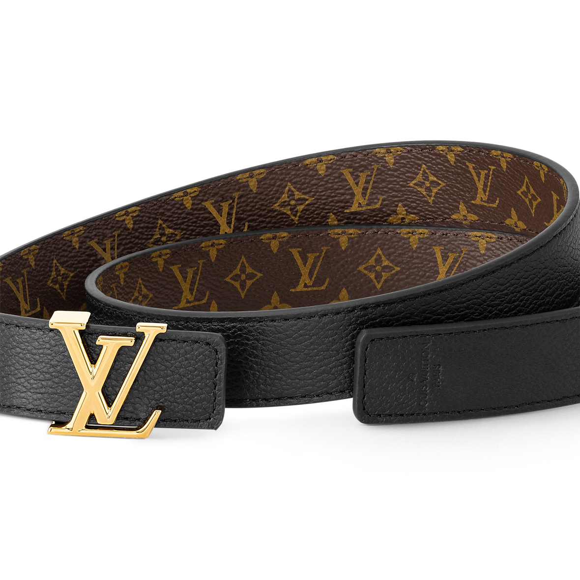 LV Iconic 25MM Reversible Belt - Luxury Monogram Canvas Black | LOUIS ...