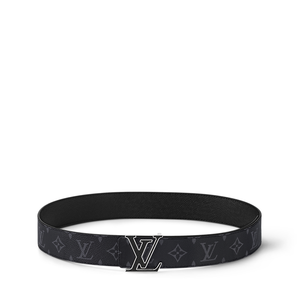 LV Initials 40mm Reversible Belt - Luxury Taigarama Blue | LOUIS VUITTON