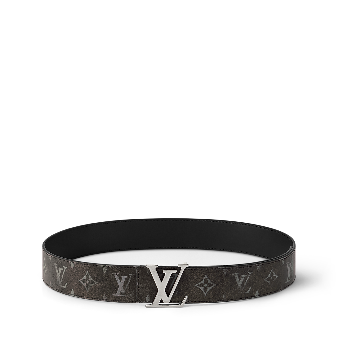 LV Initials 40MM Reversible Belt - Luxury Black | LOUIS VUITTON