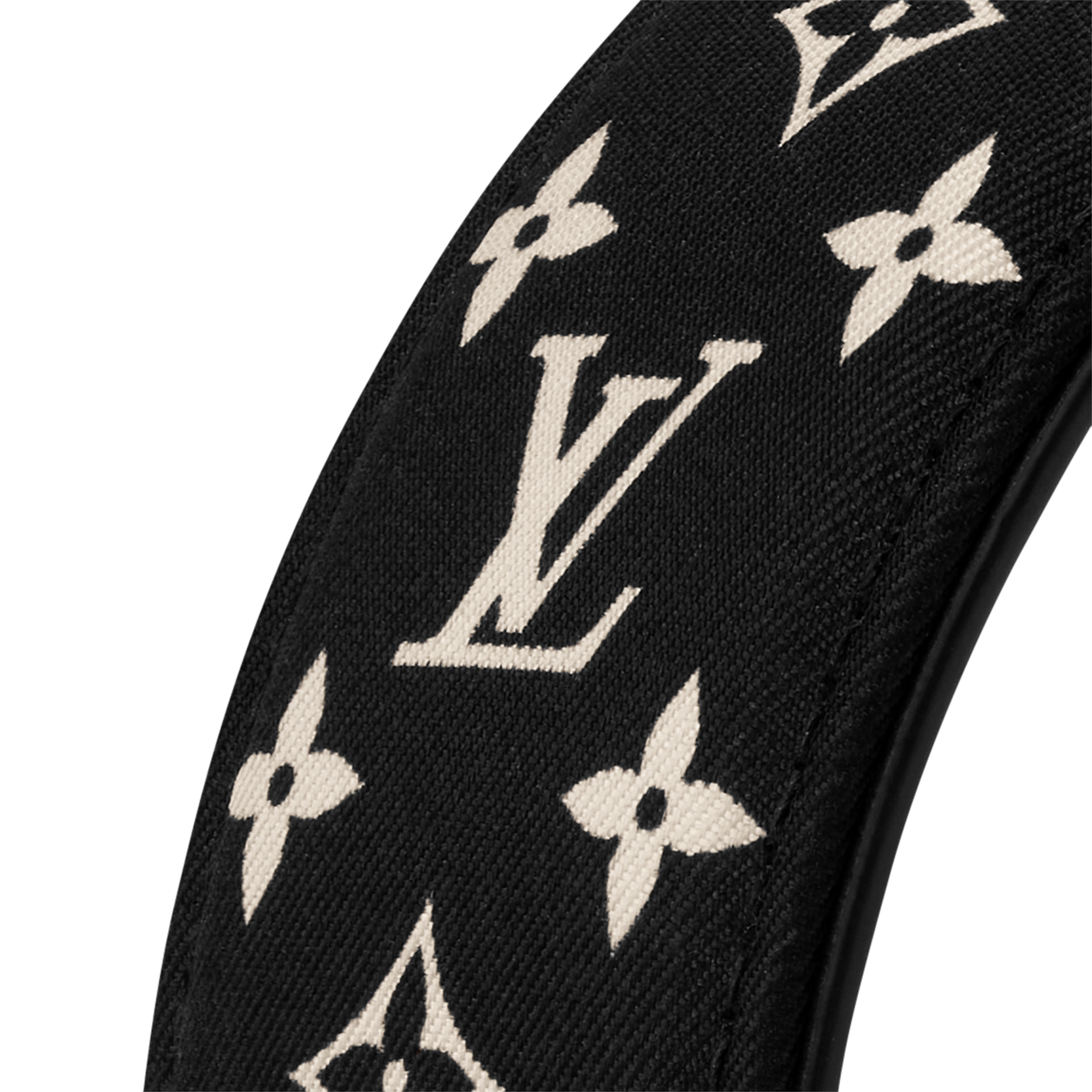 LV Outline Silk Headband - Luxury S00 Black | LOUIS VUITTON