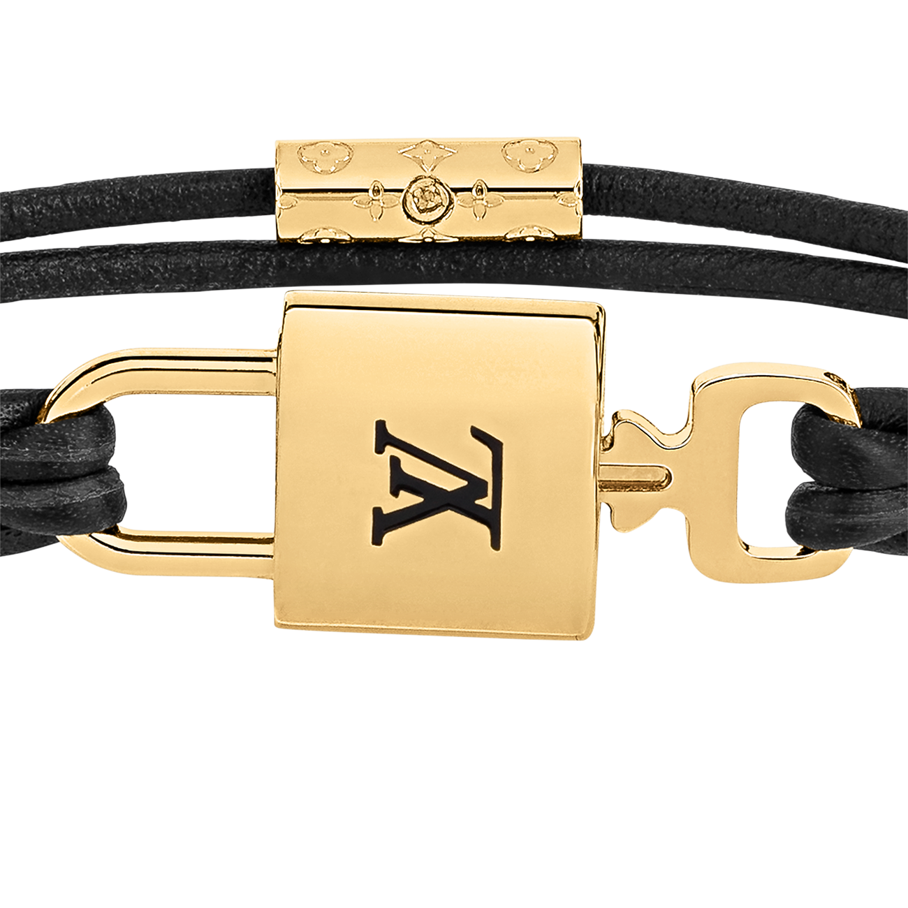 LV Padlock Bracelet - Luxury Other Leathers Black | LOUIS VUITTON