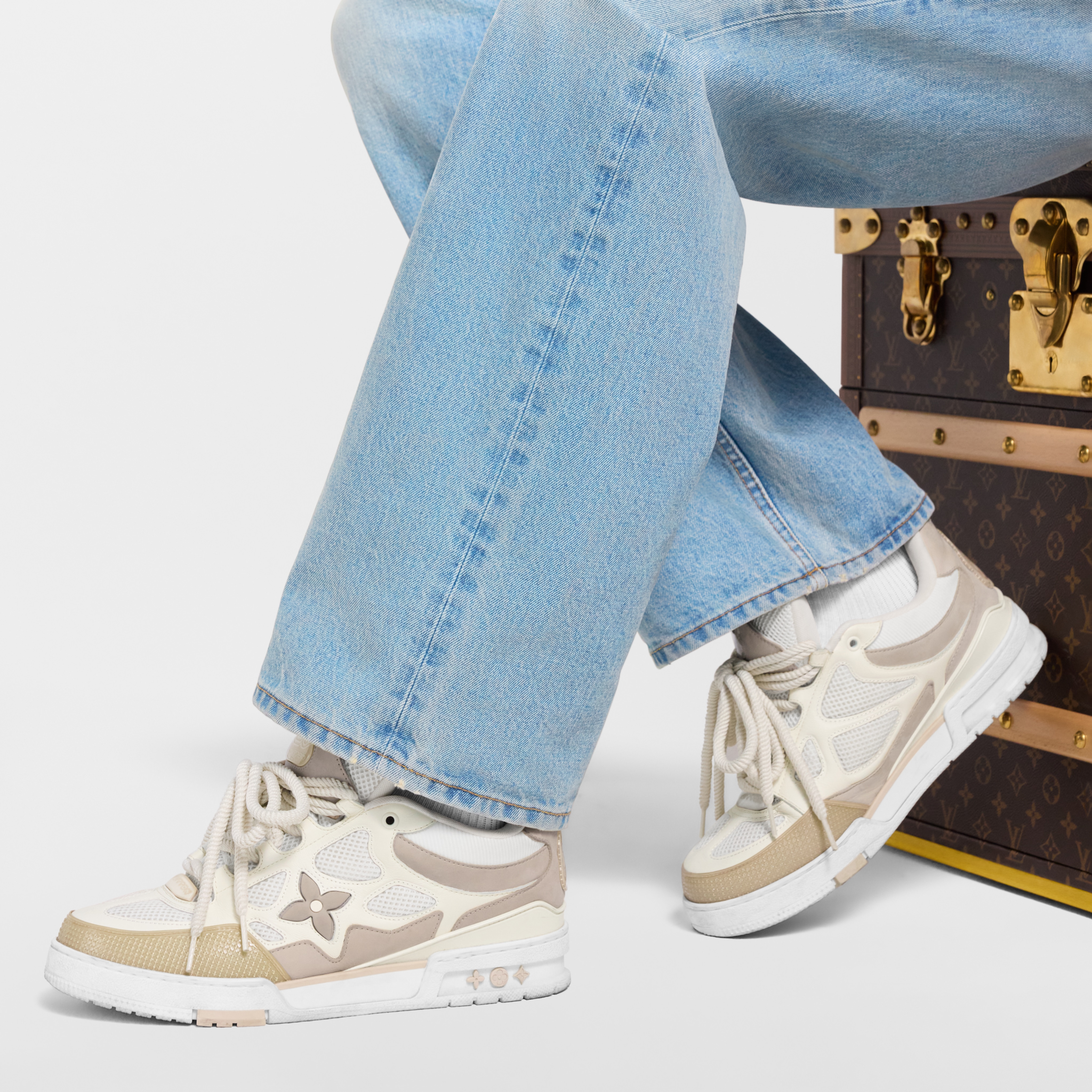 LV Skate Trainers - Luxury Beige | LOUIS VUITTON